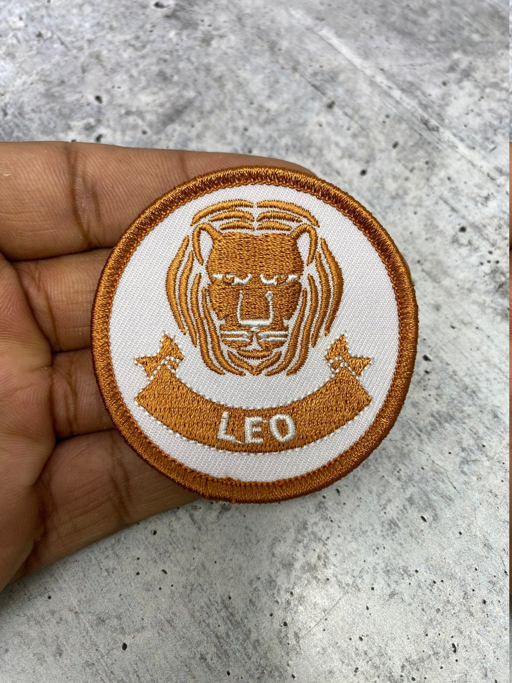 NEW, Fun, Vintage "Leo" Astrology Iron-On Patch, Embroidered Zodiac Si ...