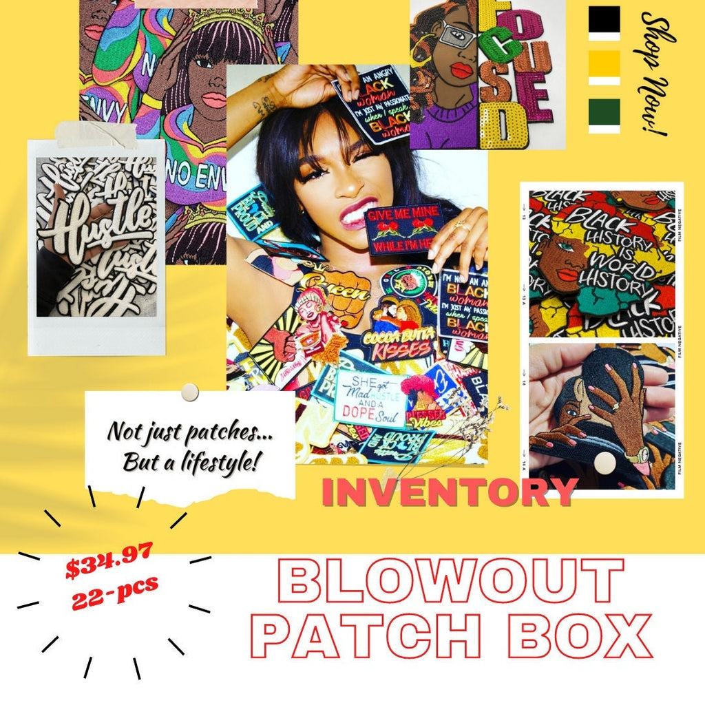 22-pc "Inventory Blowout, Patch Box" Assortment | Embroidered Patch Bo – PatchPartyClub